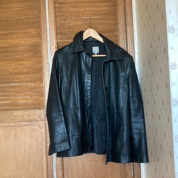 anonymous | Jackets & Coats | Anonymous Black Leather Jacket | Poshmark